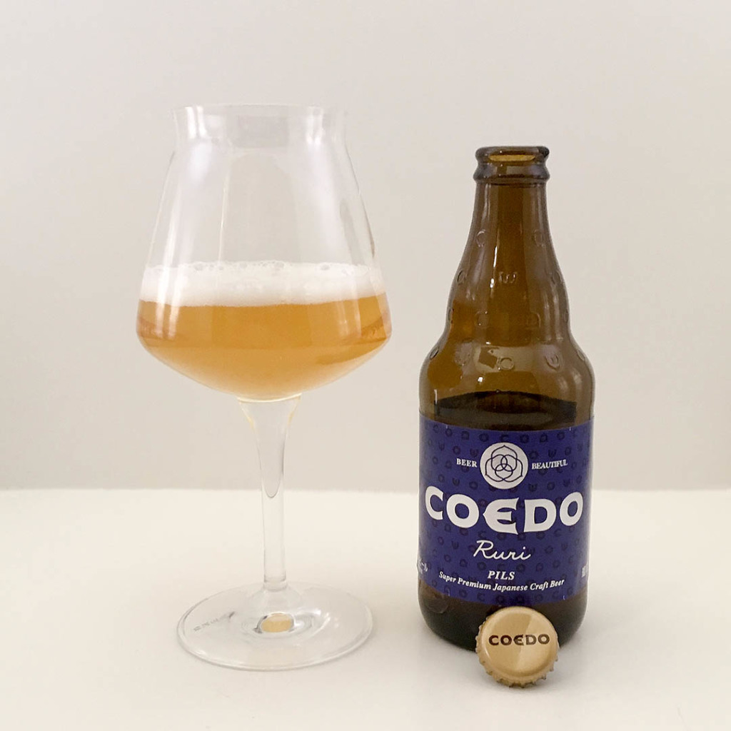 Coedo Ruri är japansk öl av stilen pilsner. - Johans mat