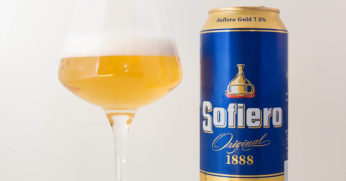 Sofiero Guld 7,5% är alkoholistvarning på burk - Johans mat