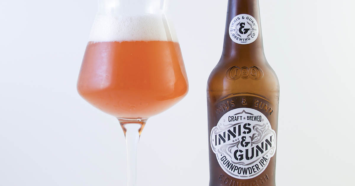 Gunnpowder IPA från Innis & Gunn har inget boom i smaken - Johans mat